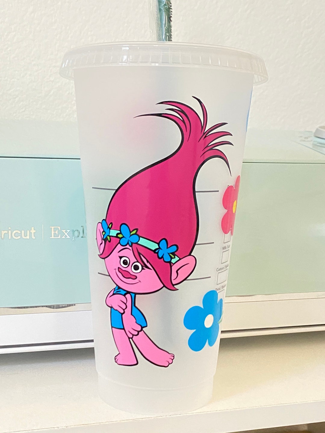 Trolls Custom Cup, Poppy Personalized Cup - Etsy