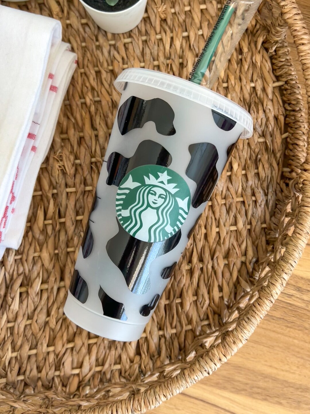 Cow Print Cup Custom Cow Print Cup Personalized Cow Print - Etsy