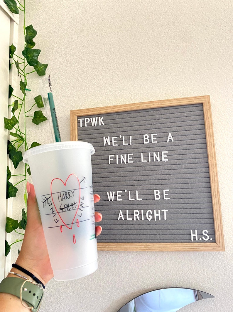 Harry Styles Starbucks Cup Harry Styles Cup - Etsy