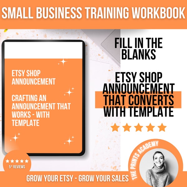 Shop Announcement - Etsy