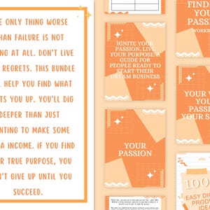 Find Your Passion Workbook Discover Your Purpose Guide Passion Finder ...