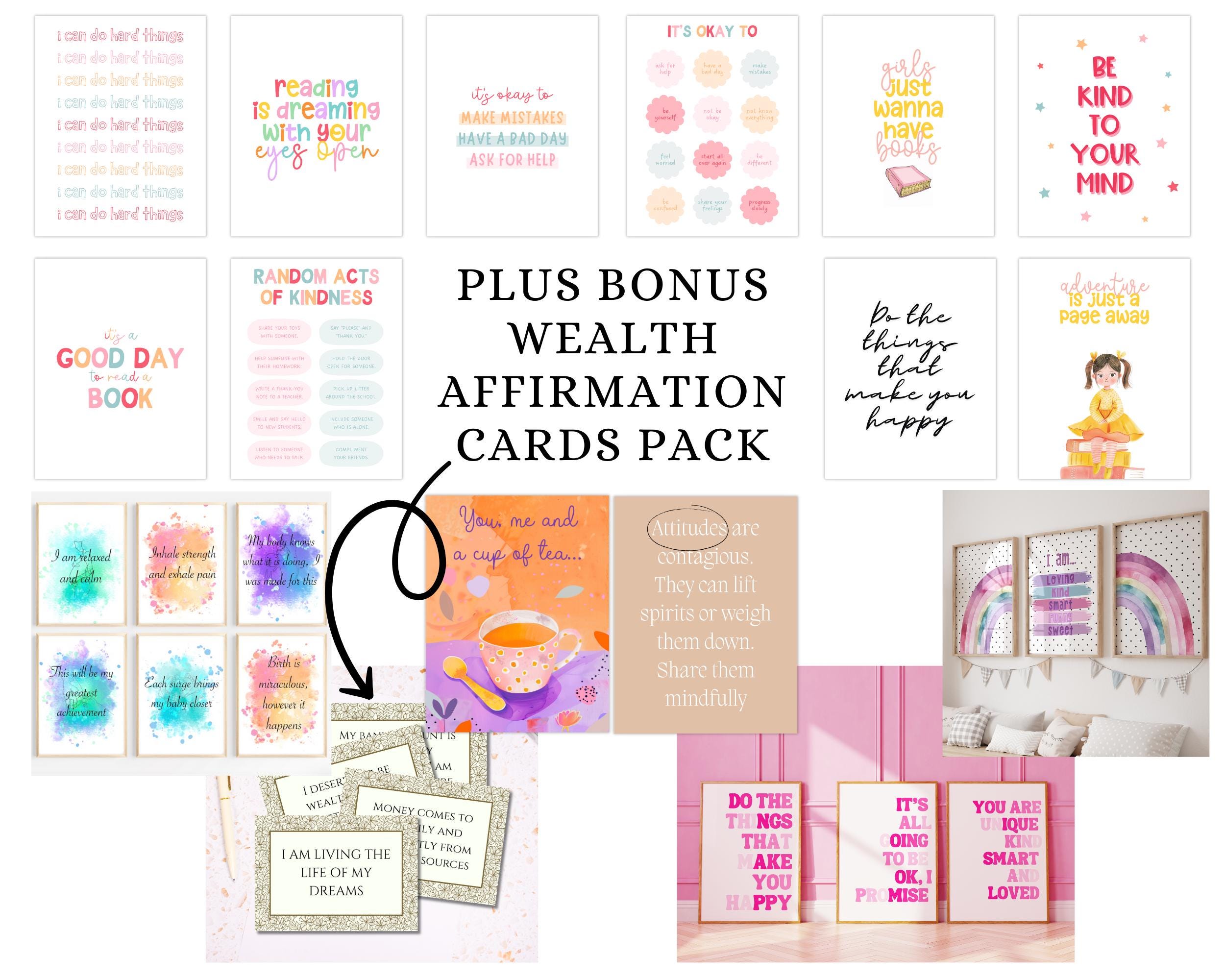 Quotes and Affirmations Wall Art Bundle | PLR & MRR Resell Prints ...