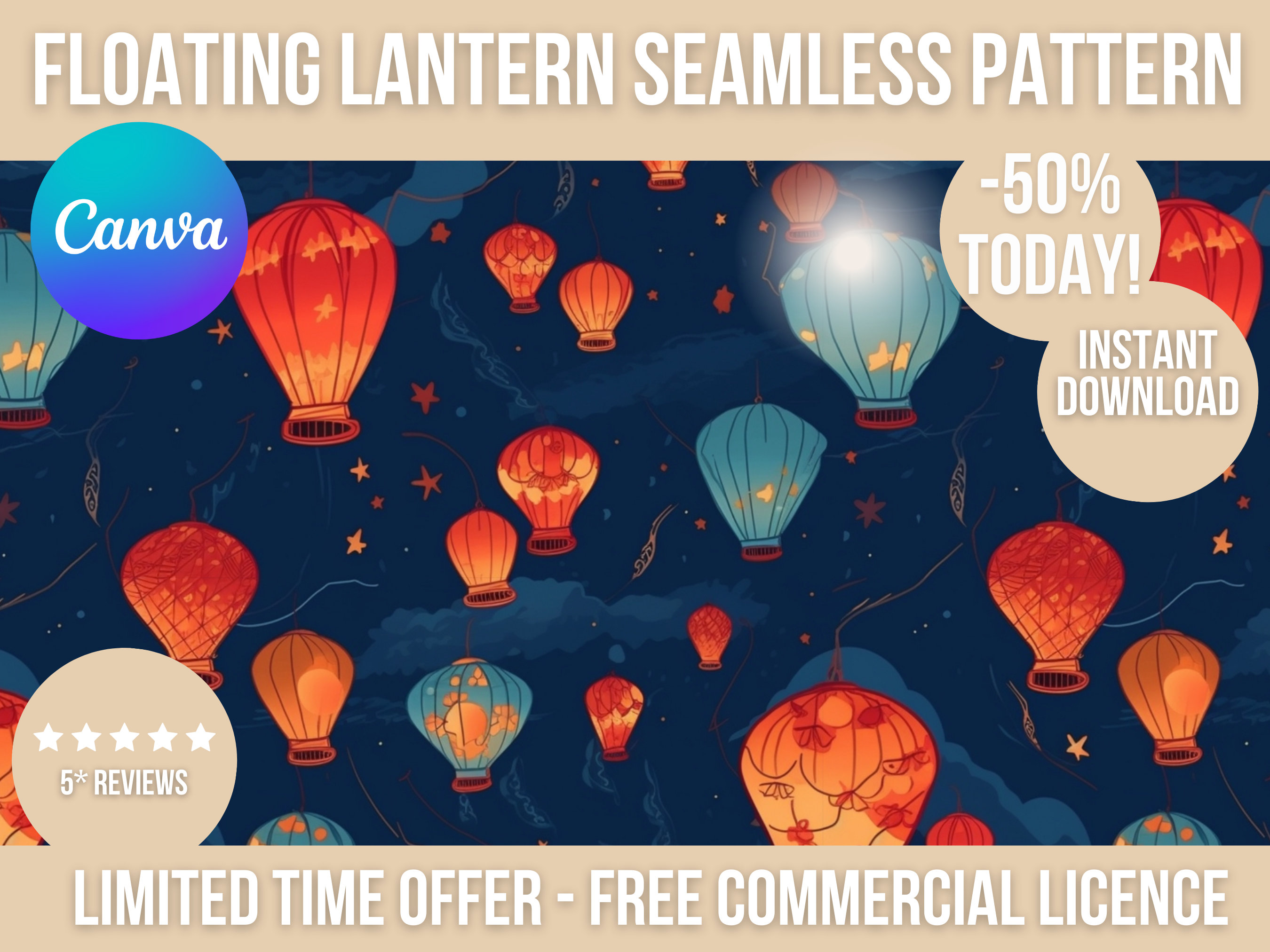 Floating Lantern Clipart Free