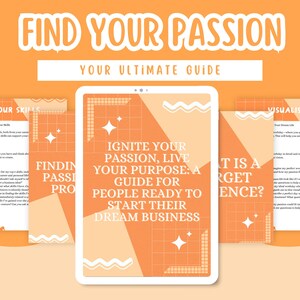 Find Your Passion Workbook Discover Your Purpose Guide Passion Finder ...