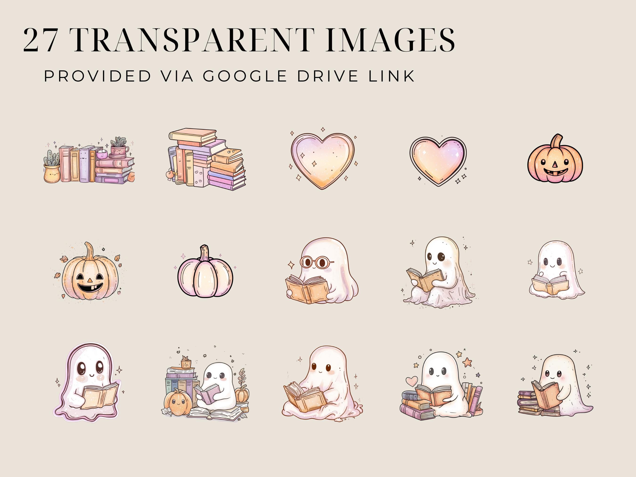 Ghost Reading Clipart Bookish Halloween Ghost Png Reading Autumn Vibes ...