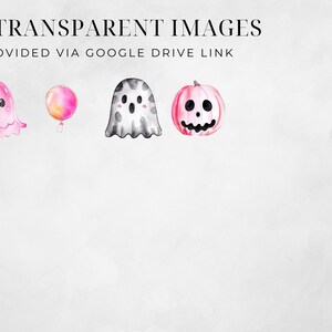 Pink Halloween Watercolor Clipart, Cute Pastel Halloween Girl PNG ...