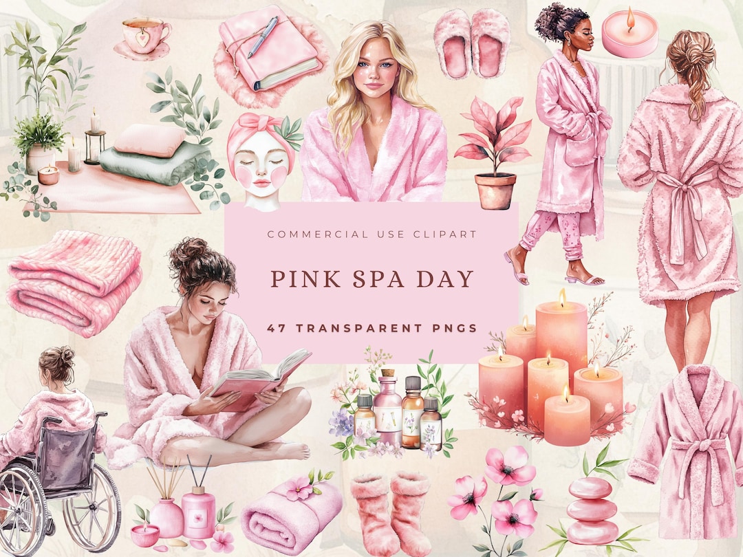 Watercolor Cozy Self Care Clipart Bundle, Meditation Clip Art, Self ...