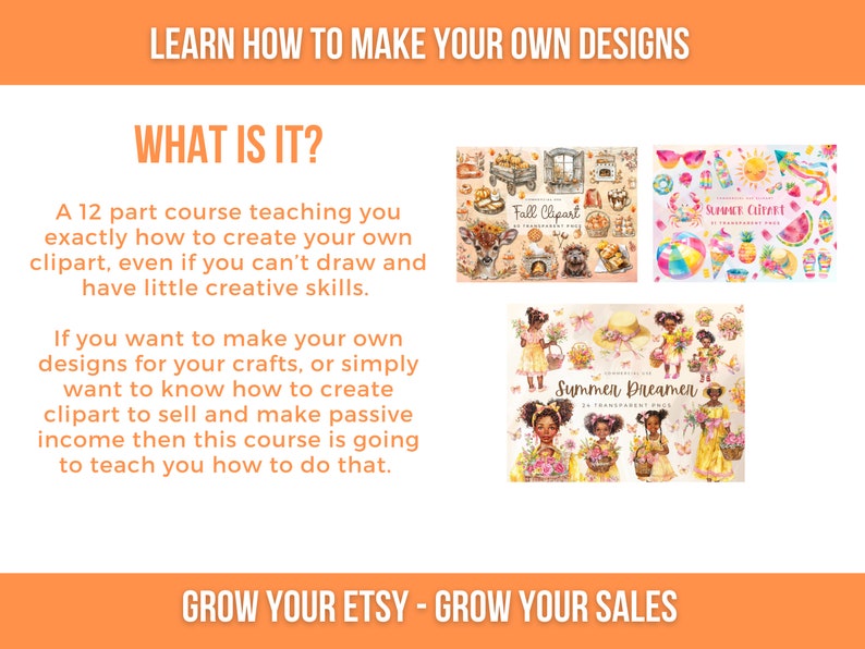 Make Your Own Clipart Course, - Etsy