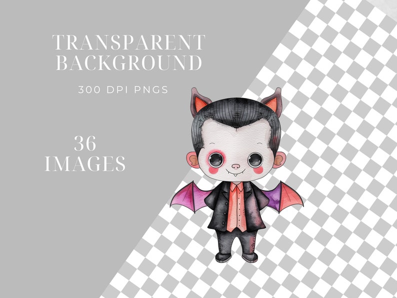 Cute Halloween Watercolor Clipart Bundle, Witch Clipart, Black Cat ...