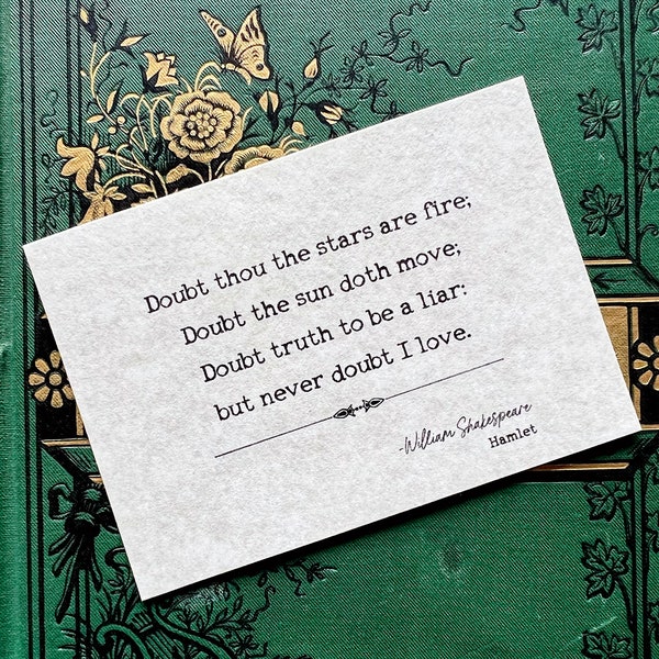 Literary Love Quotes - Etsy