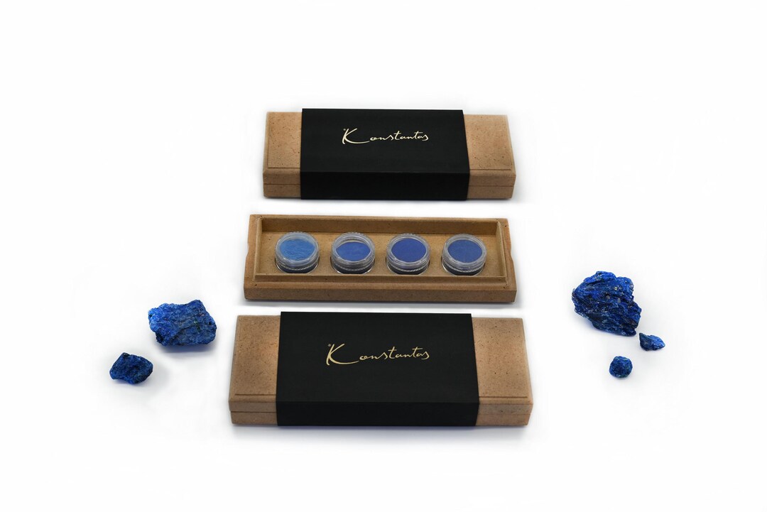 Azurite Study Set – Color Variations Through Granulation(4 X 5ml) - Etsy