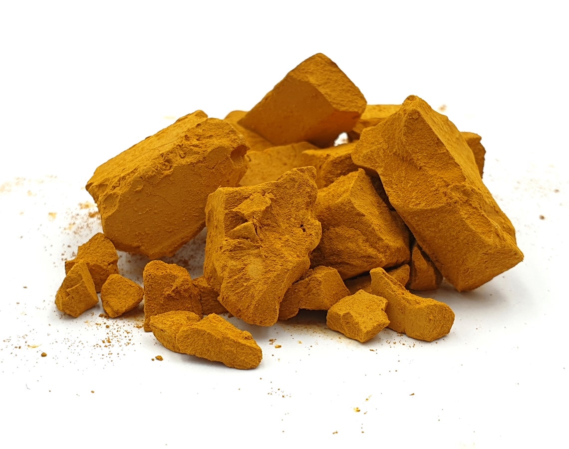 Burgundy Yellow Ochre - Premium Quality Pigment - Etsy