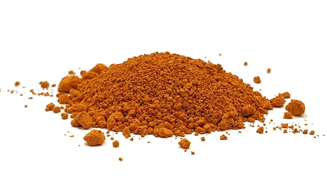 French Orange Ochre Pigment: Natural Yellow Earth - Etsy