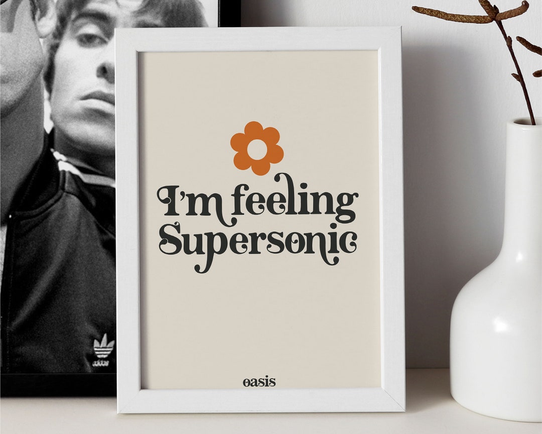 Oasis Lyrics Print A5 Print Oasis Gift Oasis Christmas Present - Etsy