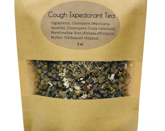Cough Expectorant Tea Organic 2oz 30 Cups | Etsy
