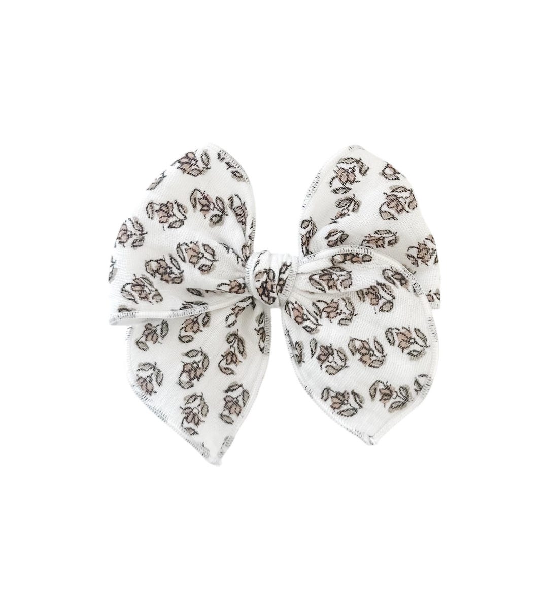 Vintage Floral Fable Bow - Fall Floral Fable Bow - Neutral Floral Bow ...