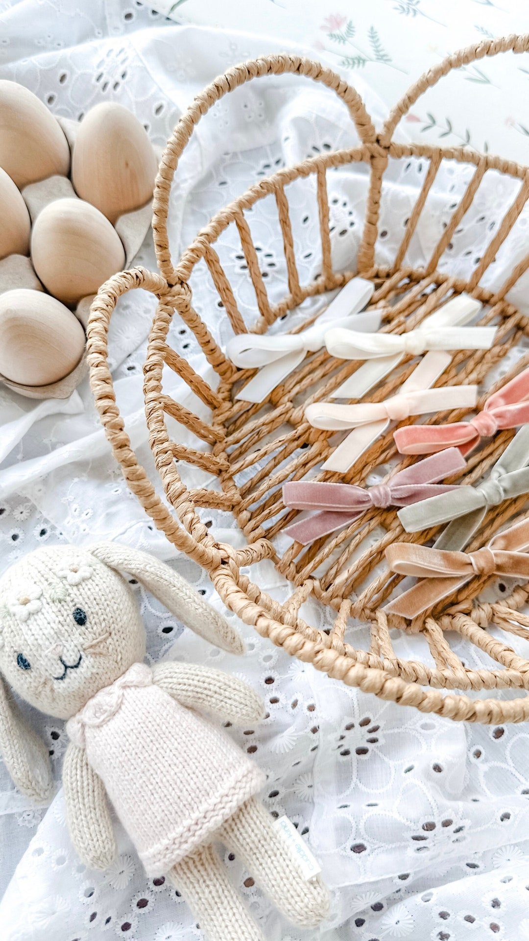 Velvet Ribbon Bows - Velvet Bows - Simple Bows - Neutral Bows - Trendy ...