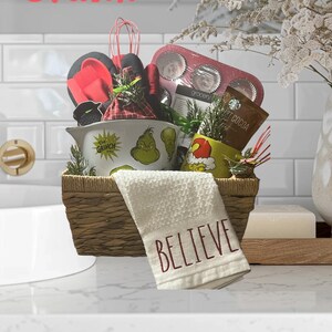 Grinch-inspired Holiday Gift Basket | Unique Seasonal Gift Set ...