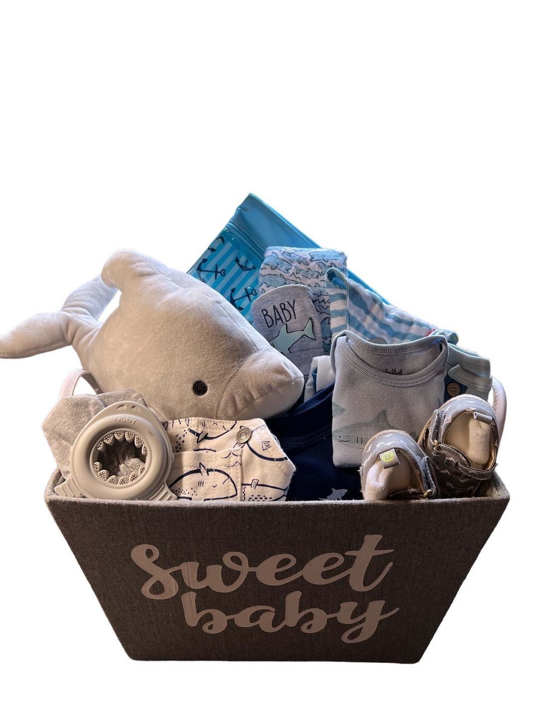 Adorable Undersea Baby Shark Gift/ Unique Gift Aquarium Decor/ Ocean ...