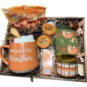 Fall Gift Basket: Cozy Autumn Home Welcome Set - Etsy
