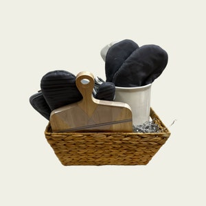 Neutral Housewarming Gift Basket | Kitchen Utensils, Home Decor - Etsy