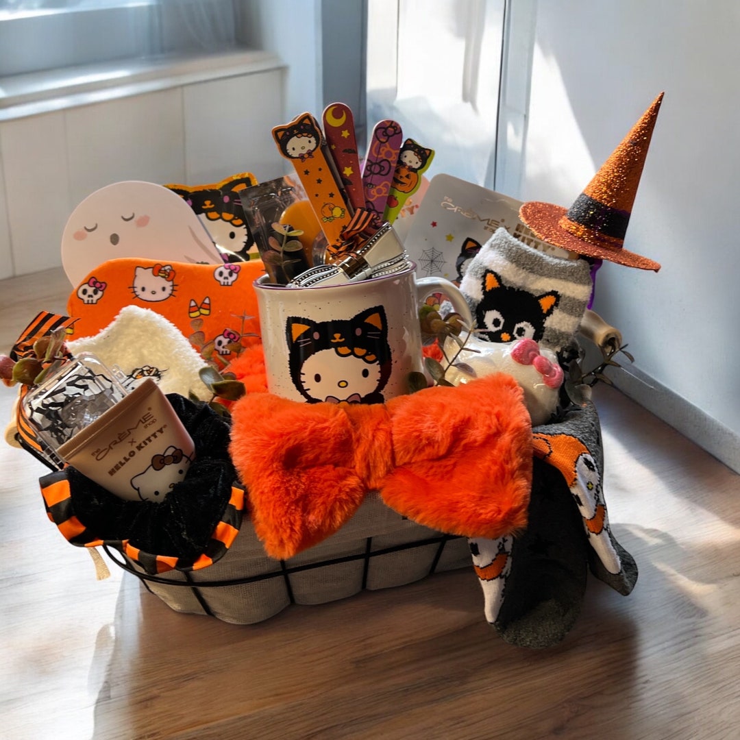 Halloween Gift Set-hello Kitty Surprise Basket for a Celebration-hello ...