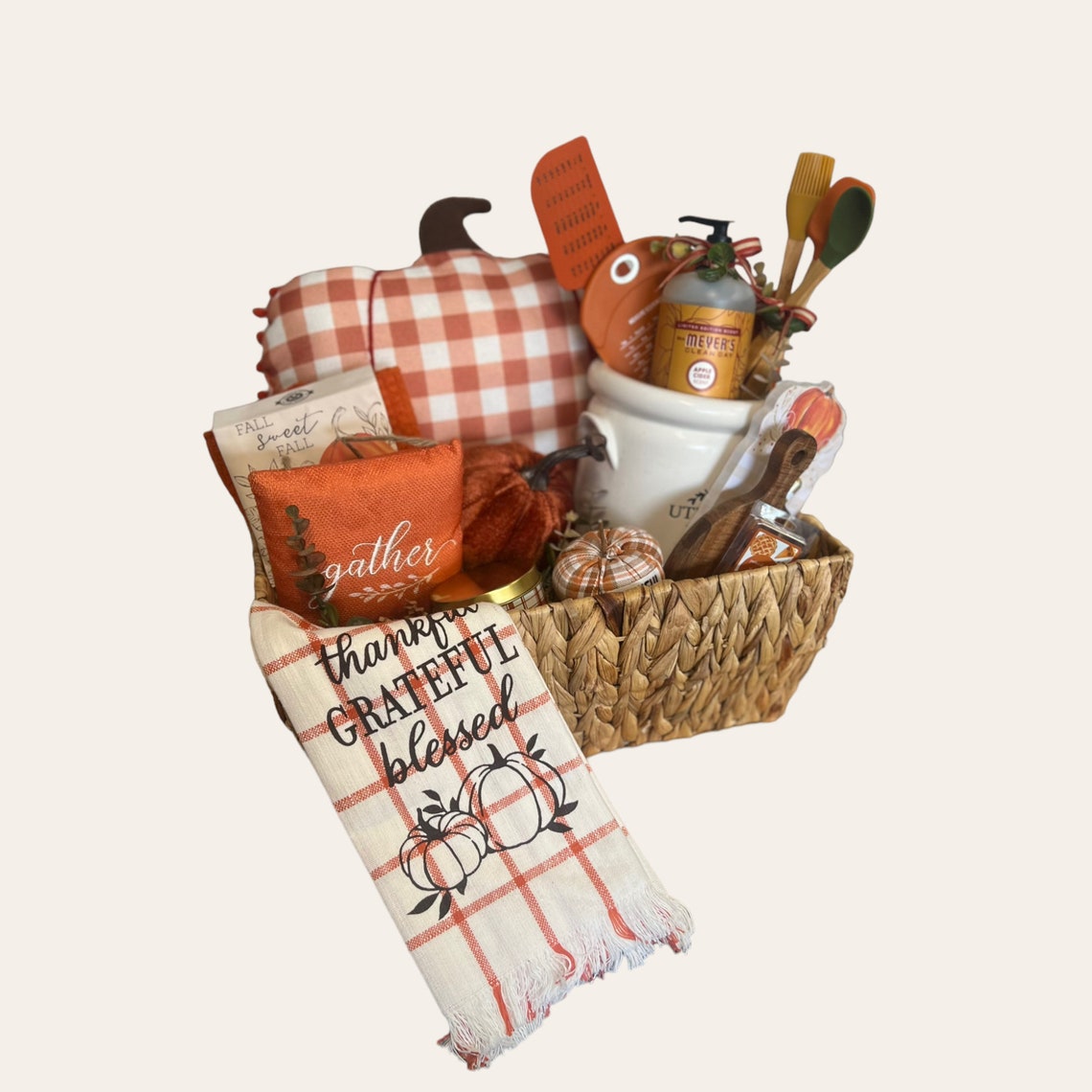Hygge Fall-themed Gift Basket Sweater Weather Gift Basket Thanksgiving ...