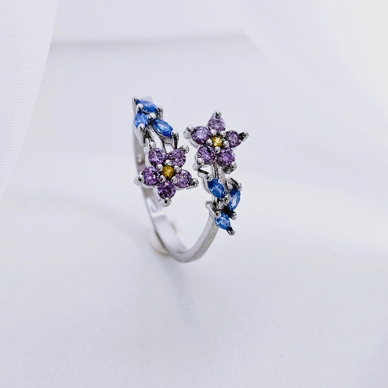 Forget Me Not Ring - Etsy