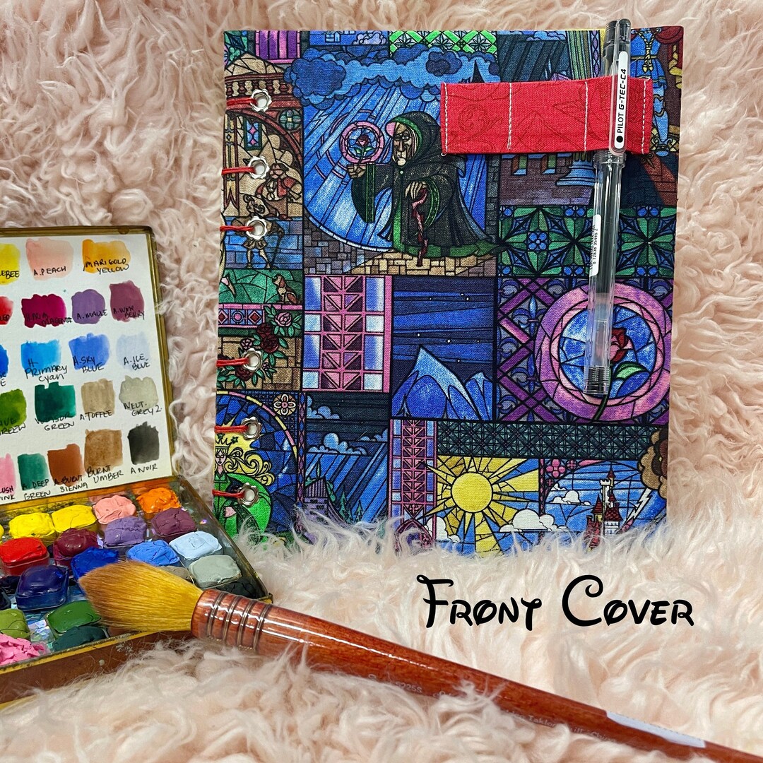 Handmade Fabric Covered Watercolor Journal, Art Journal, Artist Quality ...