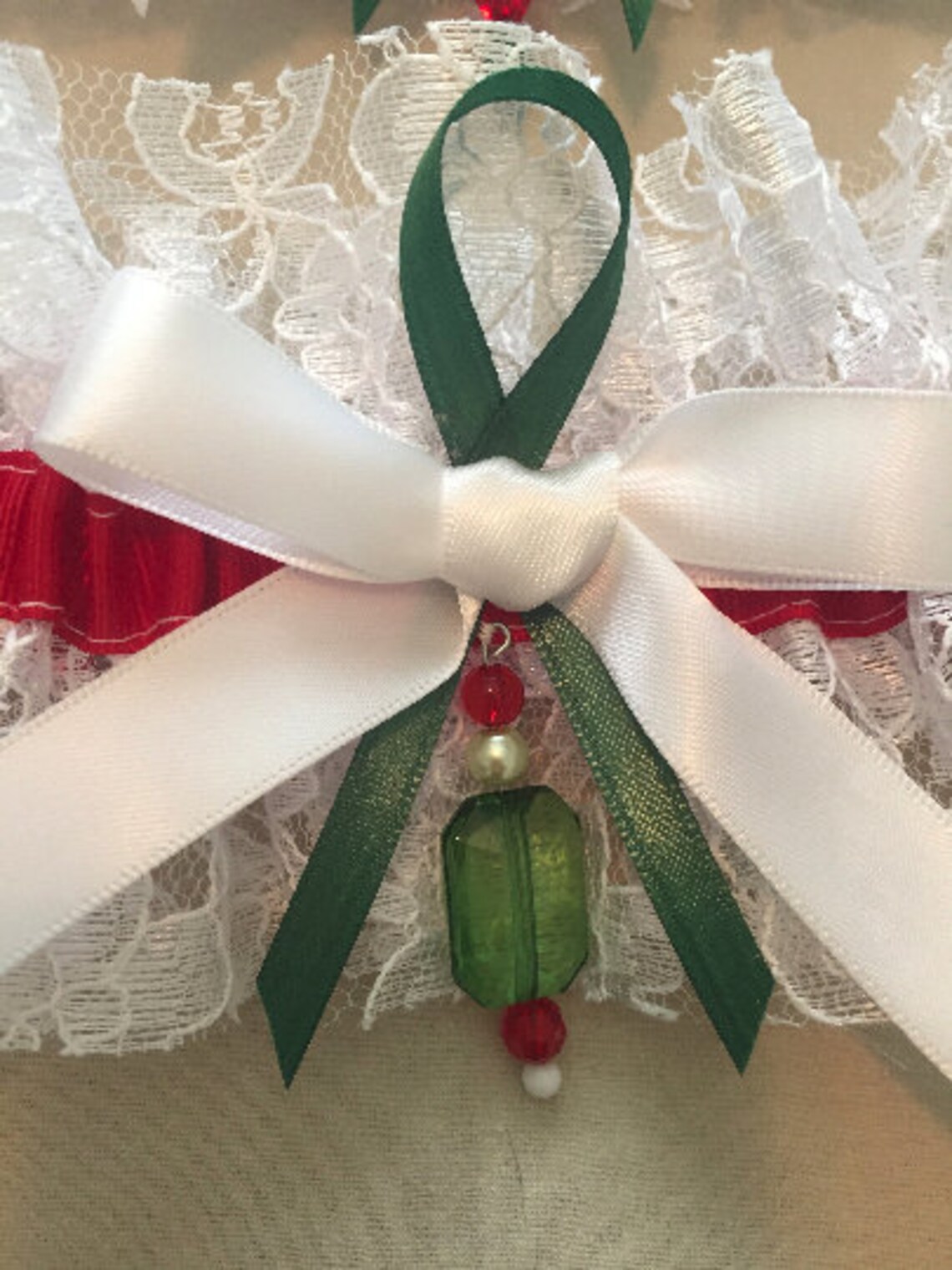 Christmas Themed Garters Wedding Garter Bridal Garter - Etsy