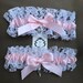 Light Pink Garters Custom Garter Pink White Wedding - Etsy