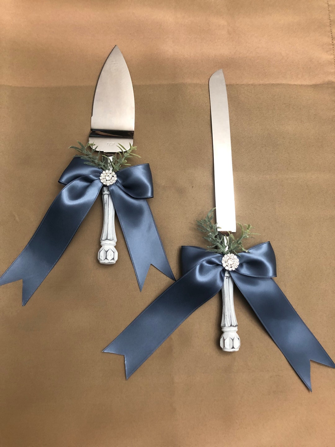 Slate Blue, Dusty Blue, French Blue Cake Serving Set, Steel Blue ...