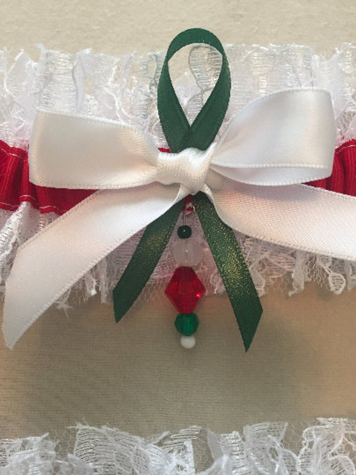Christmas Themed Garters Wedding Garter Bridal Garter - Etsy