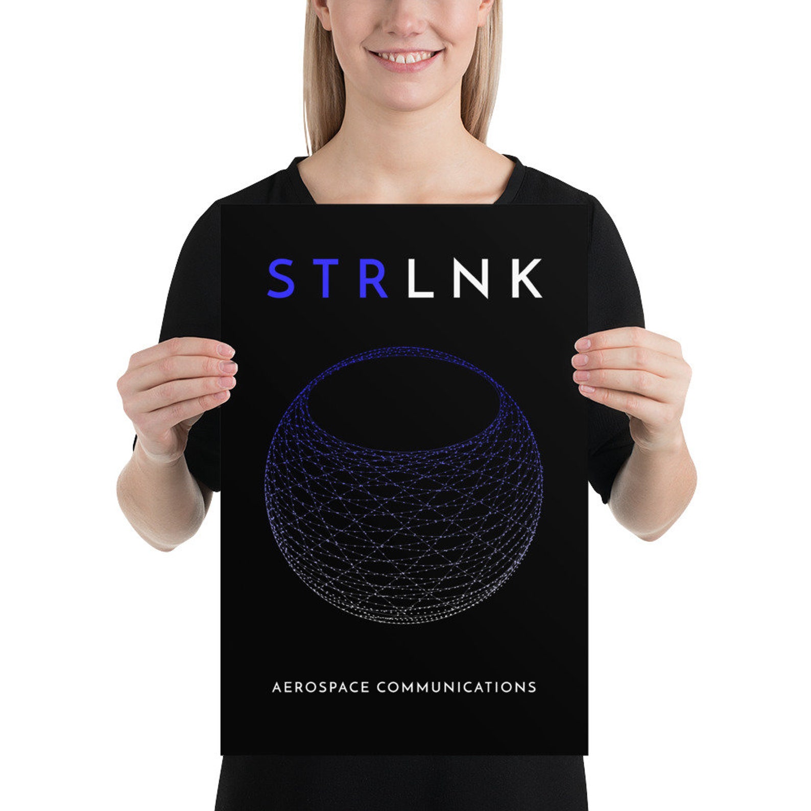 SpaceX Starlink Premium Home Art Poster Print | Etsy
