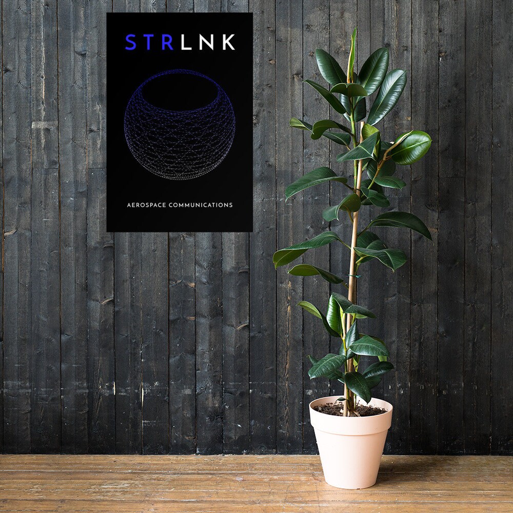 Spacex Starlink Premium Home Art Poster Print - Etsy