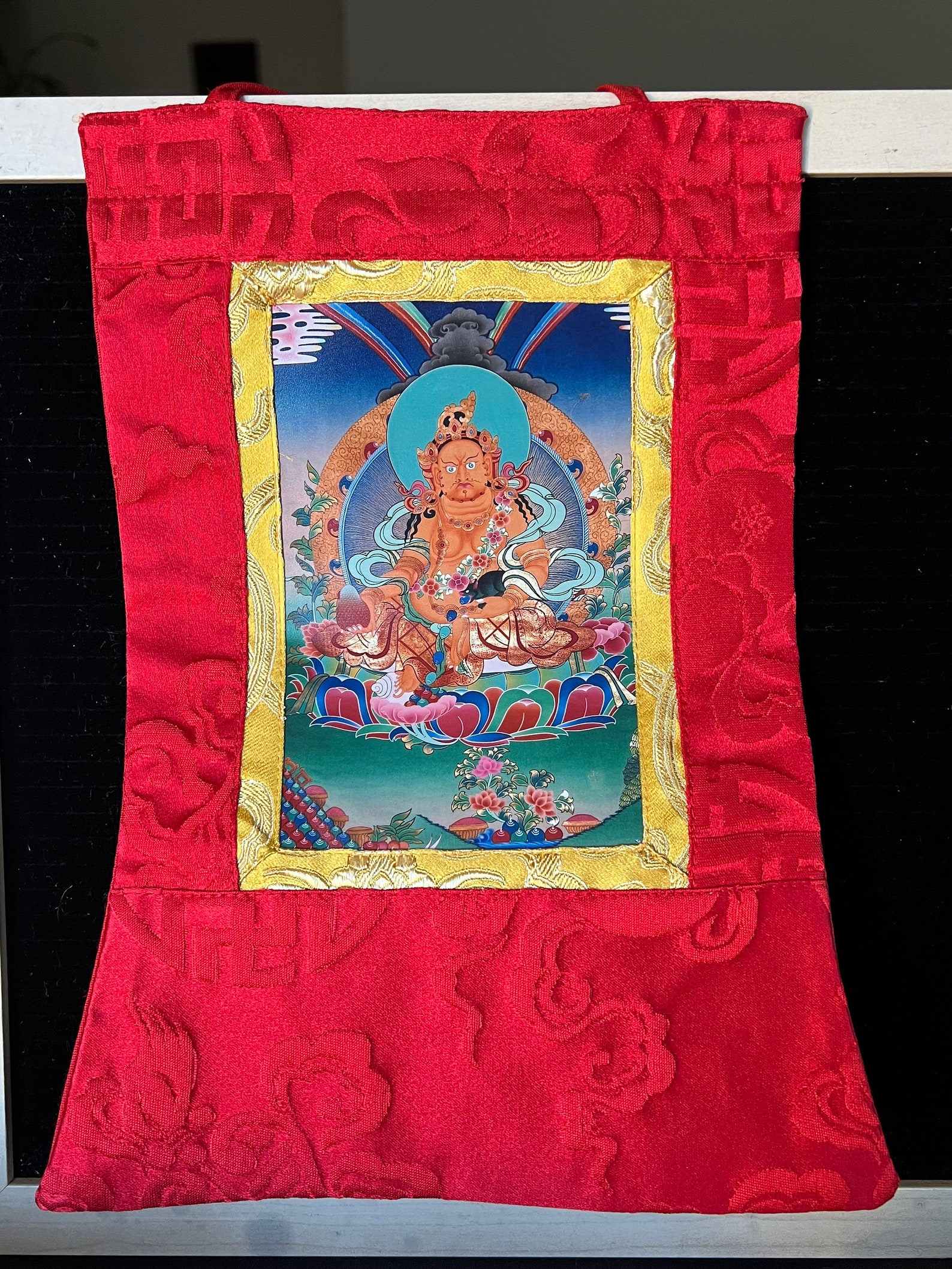 Tibetan Buddhist Mini Photo Thangka With Different Deities/ Vajrasattva ...