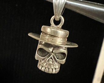 Solid Silver Skull | Etsy