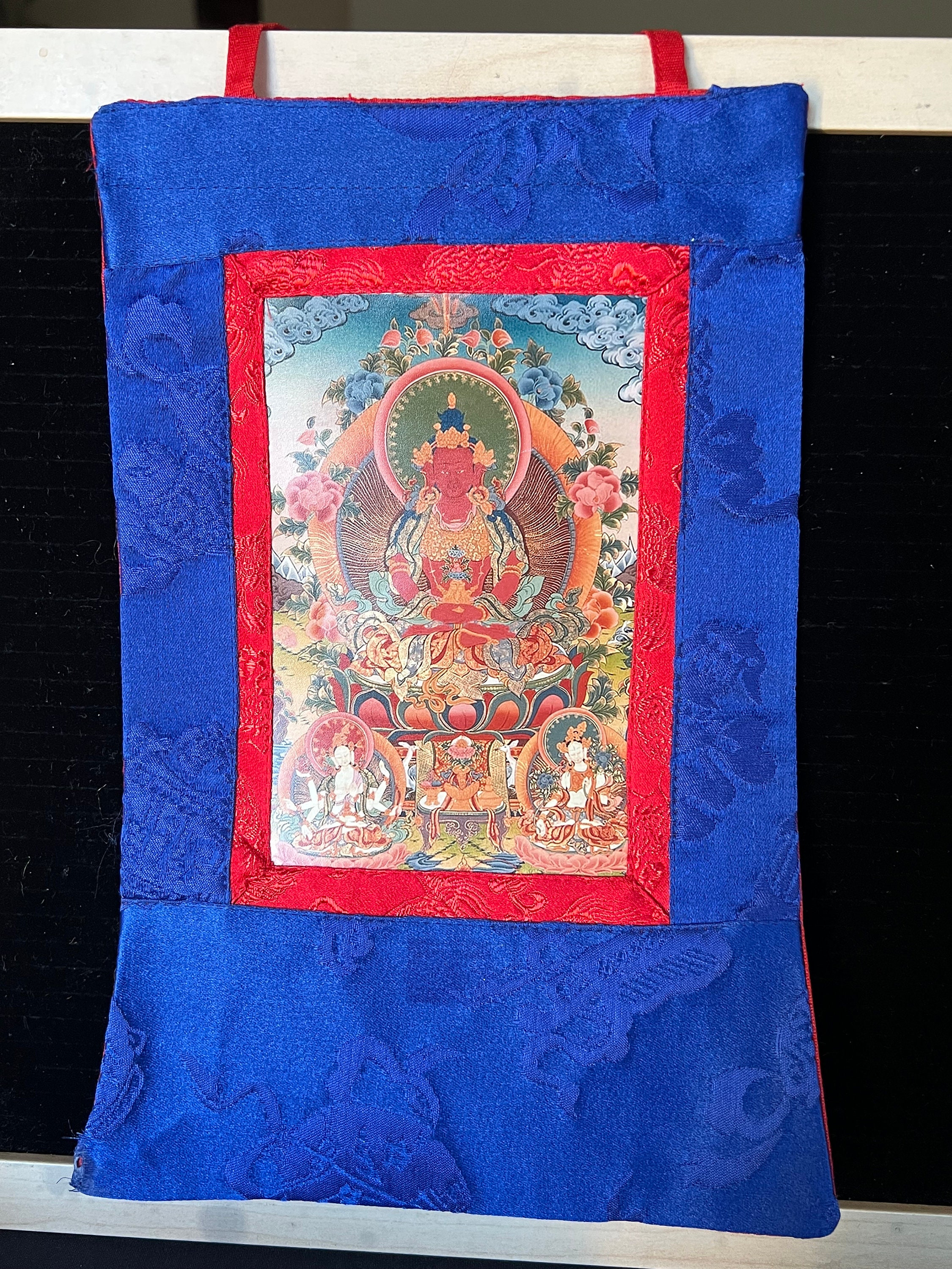 Tibetan Buddhist Mini Photo Thangka With Different Deities/ Vajrasattva ...