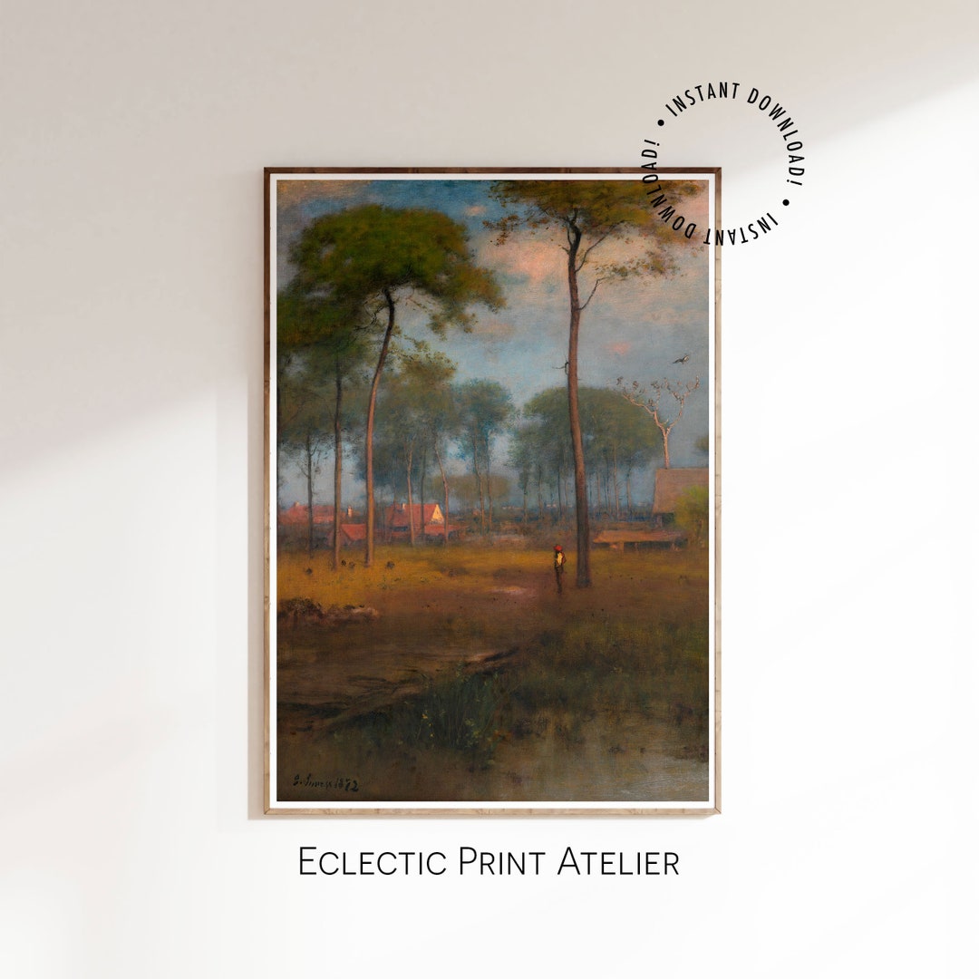 Printable Early Morning, Tarpon Springs | Vintage Art | George Inness ...