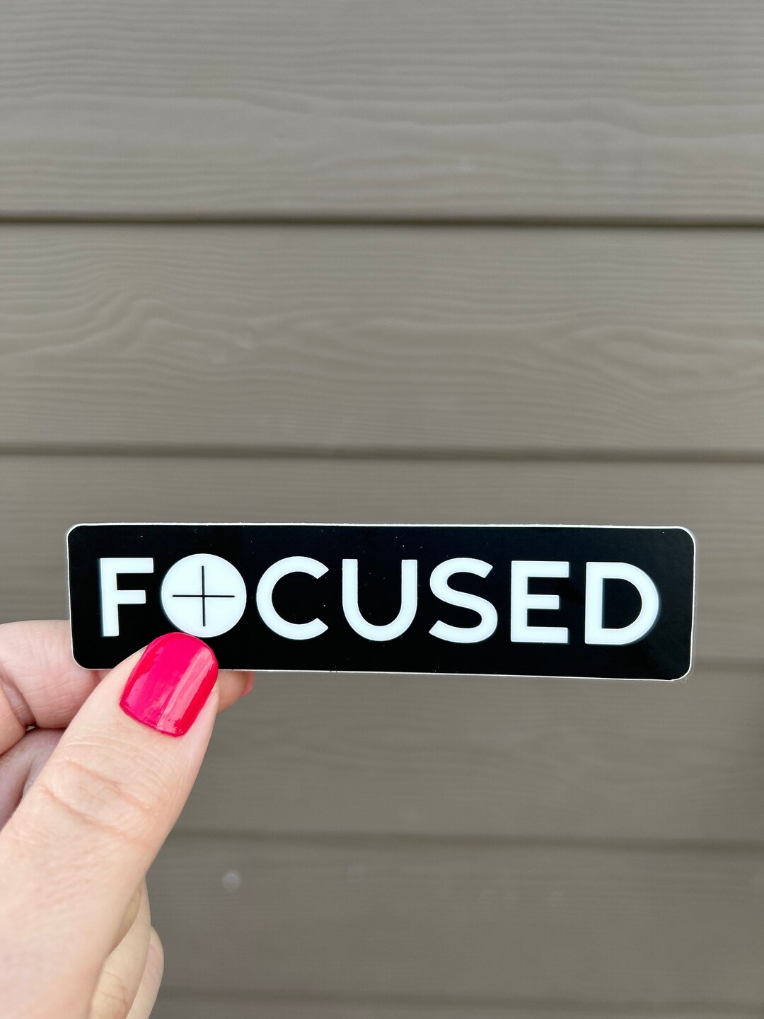 Catholic "focused" Vinyl Sticker - Etsy
