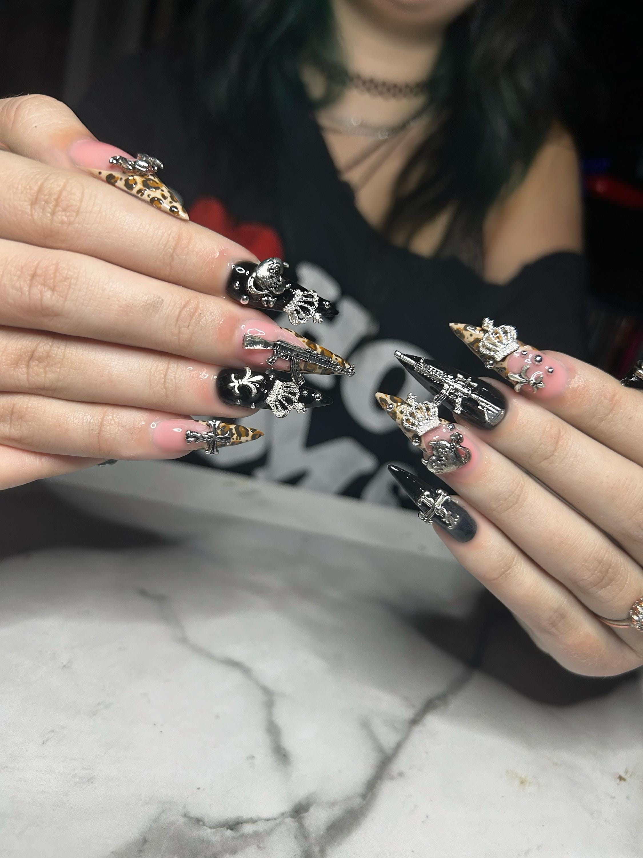 Custom Press on Nails - Etsy
