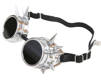 Steampunk Goggles Spiked - Etsy
