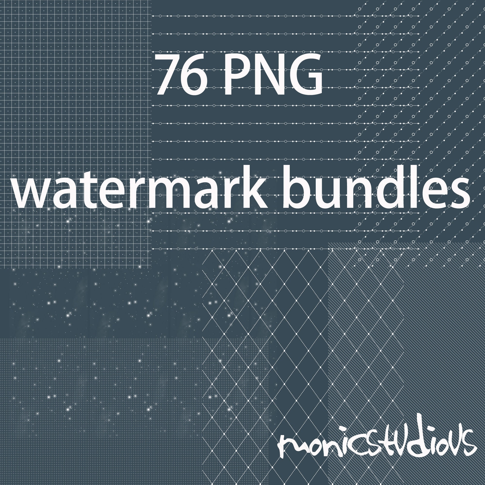 76 Styles Watermark PNG Bundle,transparent,watermark Overlay,photo ...