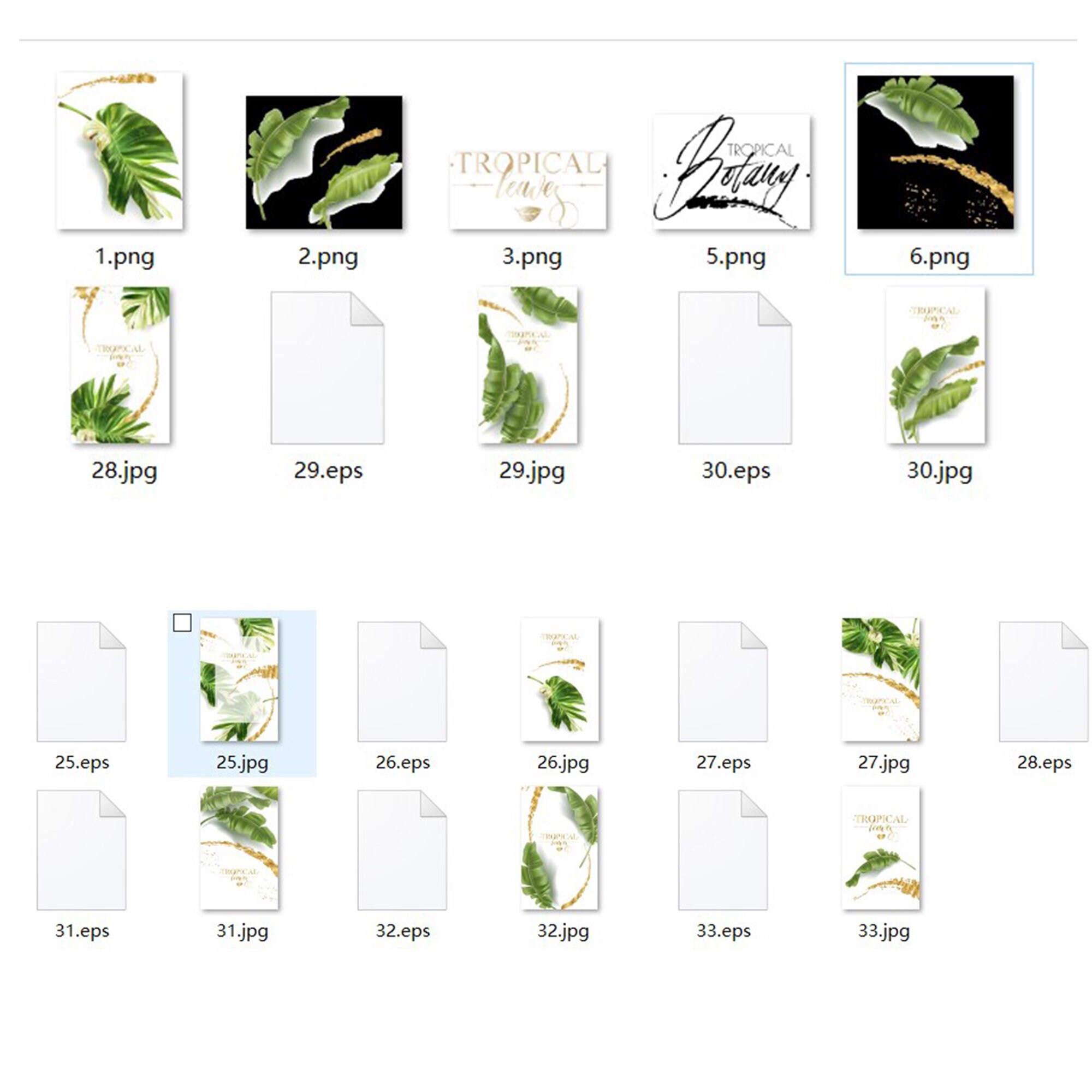 AI Green and Gold Tropical Leaves Clipart,gold Foil Tropical Leaf PNG ...