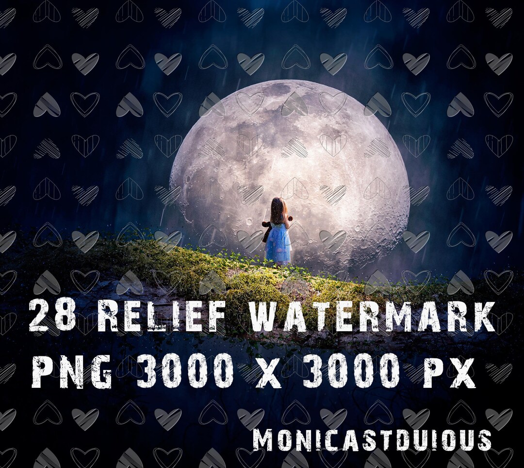 28 Relief Watermark PNG Bundle,transparent,watermark Overlay,photo ...