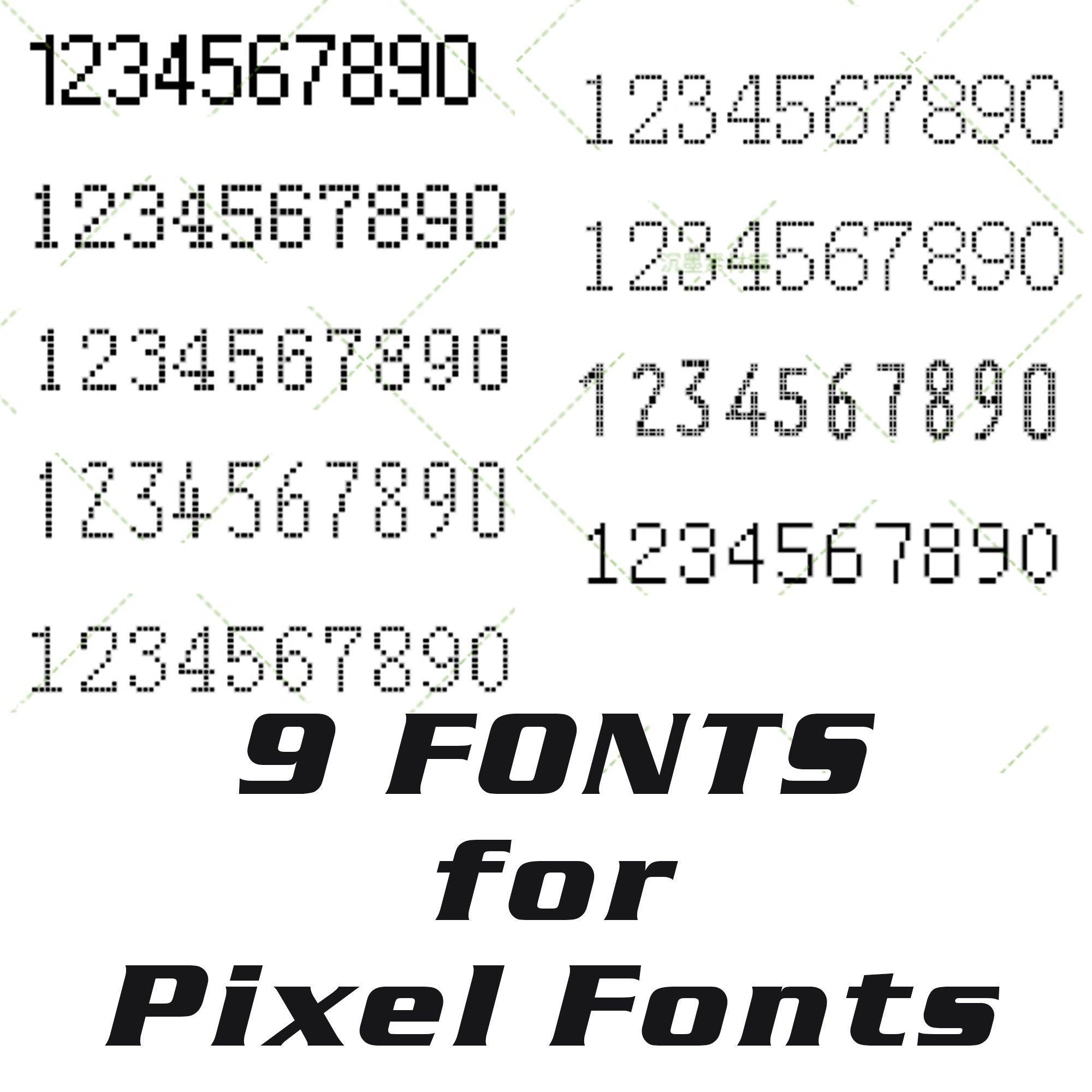 Pixel Fonts/fonts for Number Special Purpose Digital Number and Letter ... Pixel Fonts/fonts for Number Special Purpose Digital Number and Letter ...