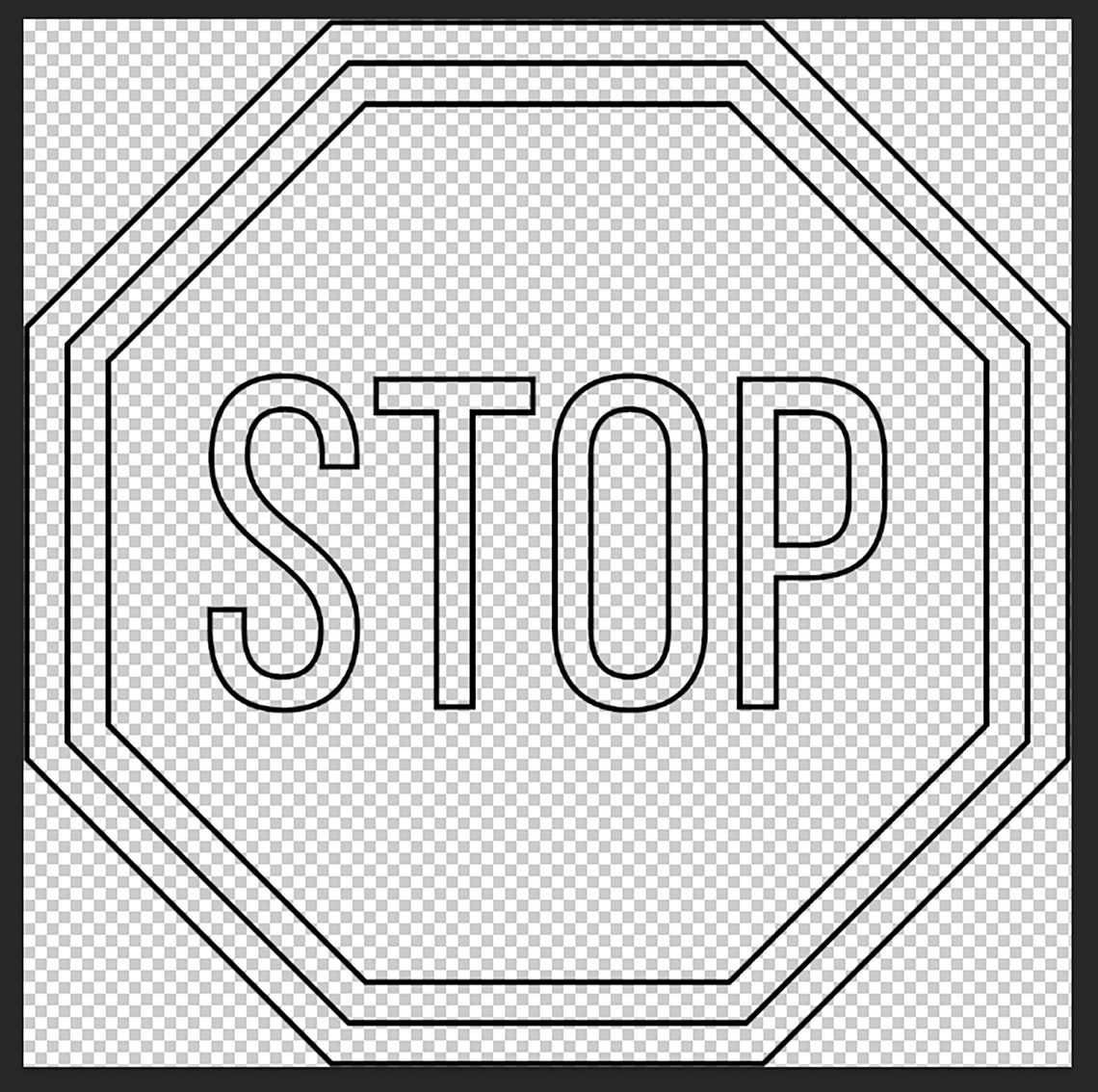 Stop Sign / Go Sign Bundle: Highway Font Graphics (digital Download) - Etsy