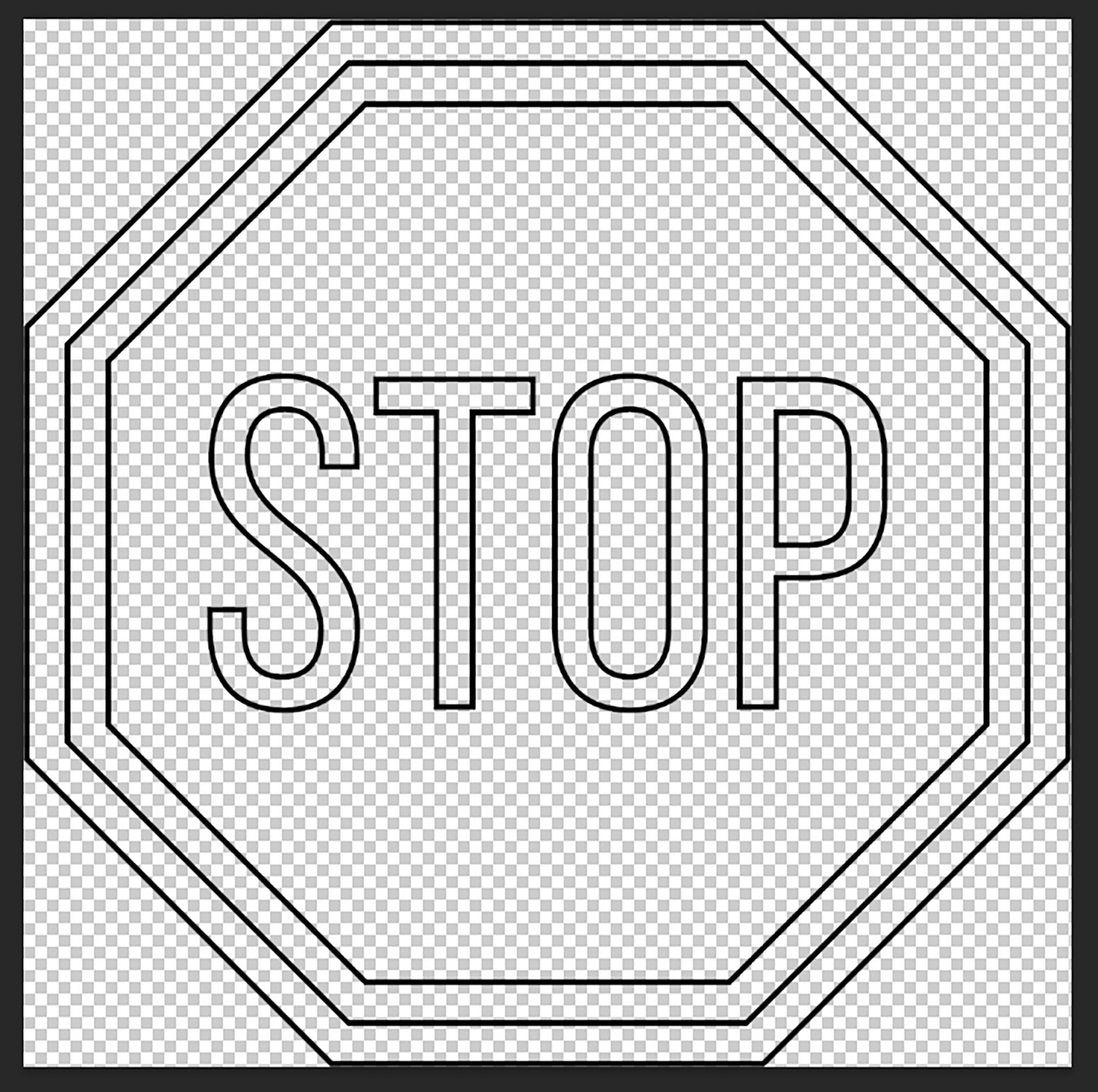 Stop Sign / Go Sign Bundle: Highway Font Graphics (digital Download) - Etsy