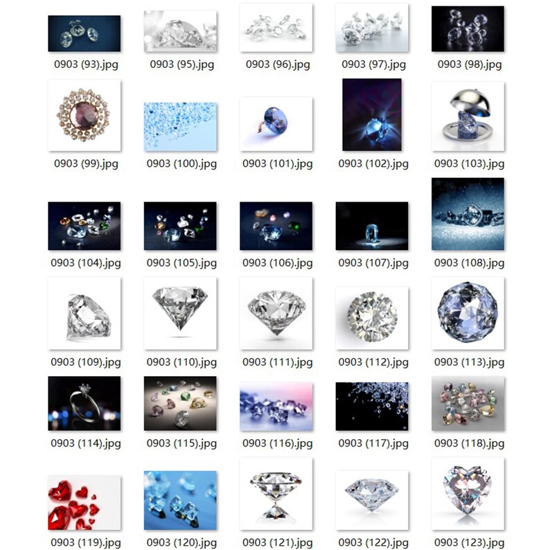 High Resolustion Diamonds Overlays PNG Files Realistic Gems Diamonds ...