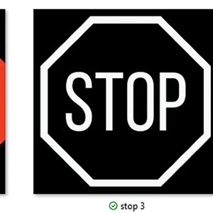 Stop Sign / Go Sign Bundle: Highway Font Graphics (digital Download) - Etsy